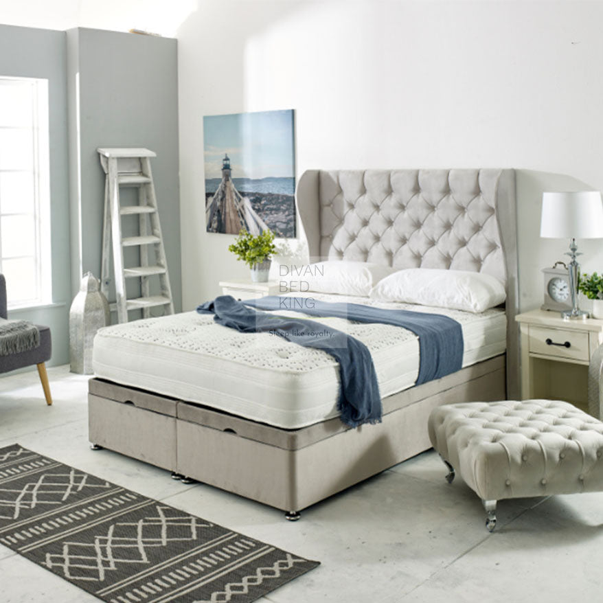 Divan winged bed